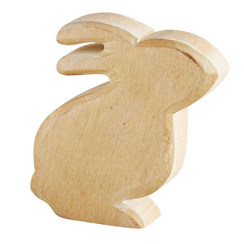 Small Wooden Rabbit – Whimsical Details